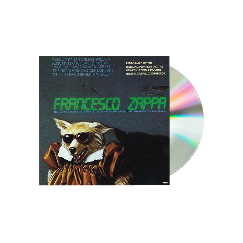 Francesco Zappa CD - Frank Zappa Official Store