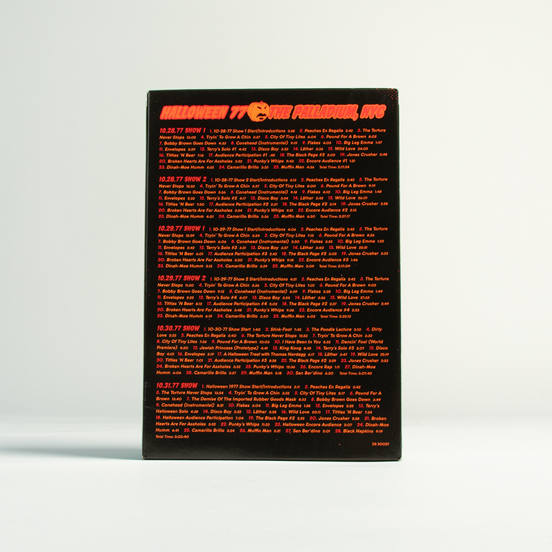 Halloween 77 Costume Box Set - Frank Zappa Official Store