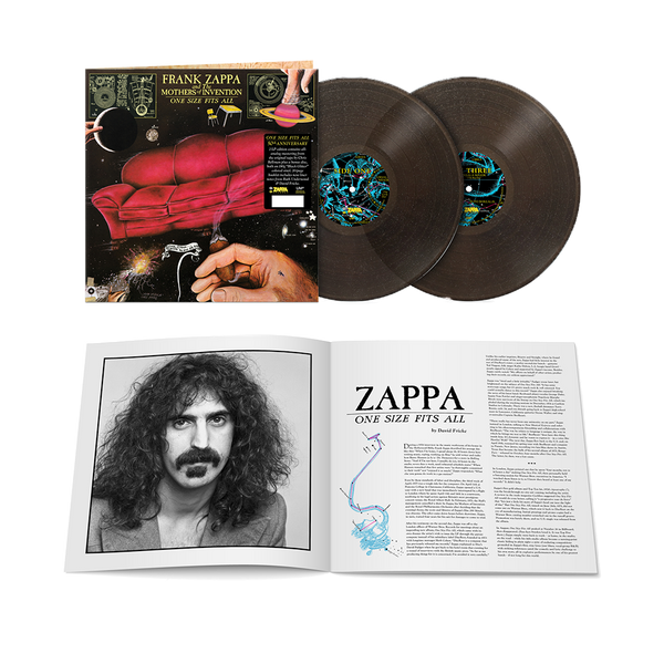 Frank Zappa - One Size Fits All Limited Edition "Black Glitter" (2LP ...